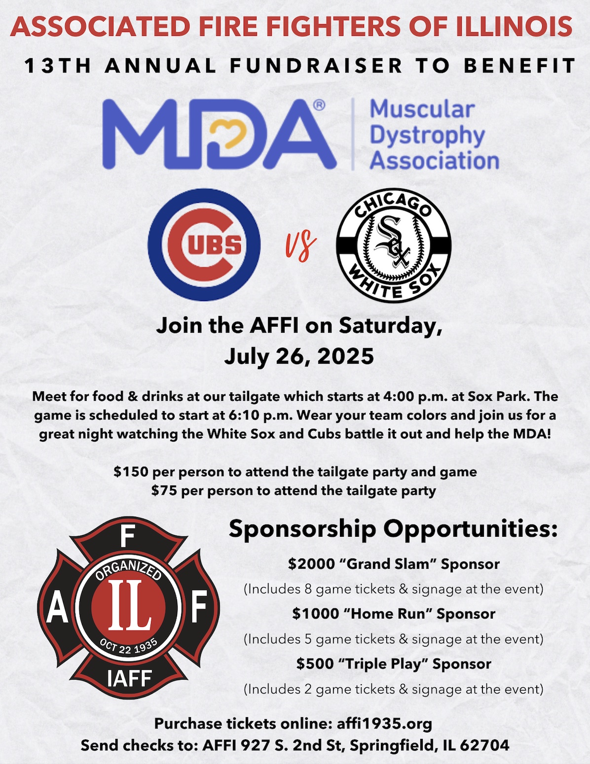 MDA Fill the Boot Resources – Associated Fire Fighters of Illinois
