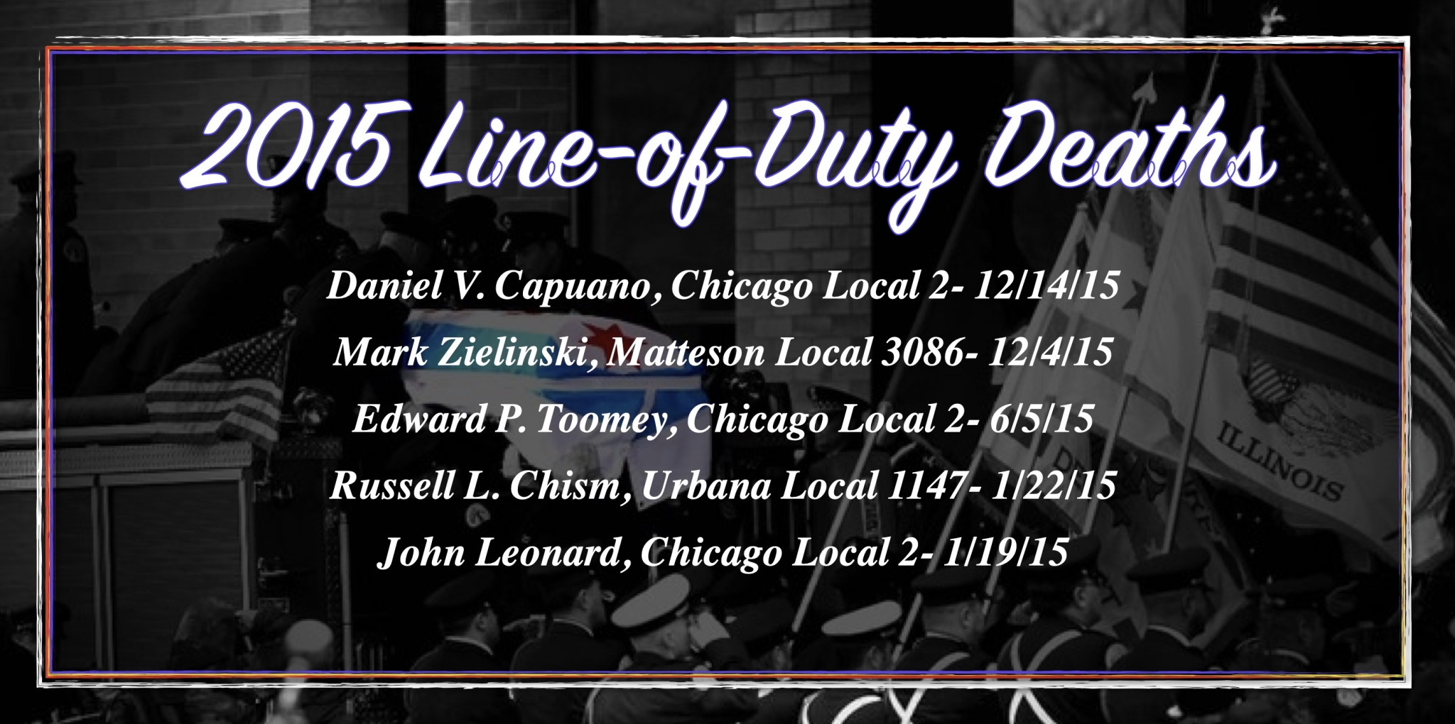 LODD Memorial – HG – Associated Fire Fighters of Illinois