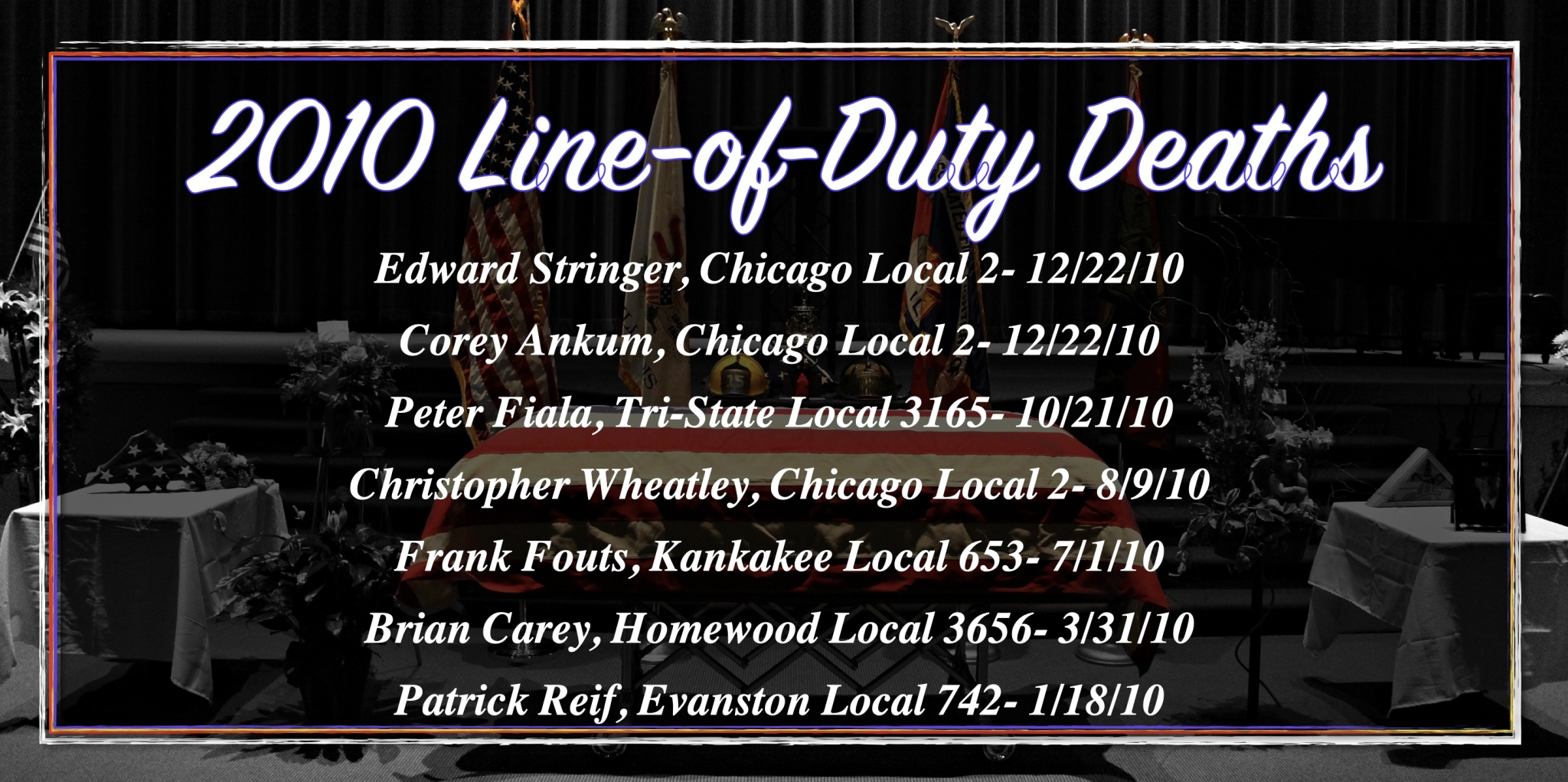 LODD Memorial – HG – Associated Fire Fighters of Illinois