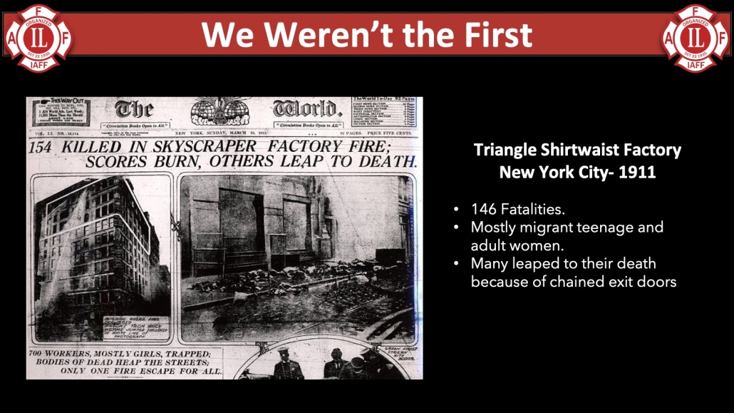 Labor History for Basic Fire Academy – Associated Fire Fighters of Illinois